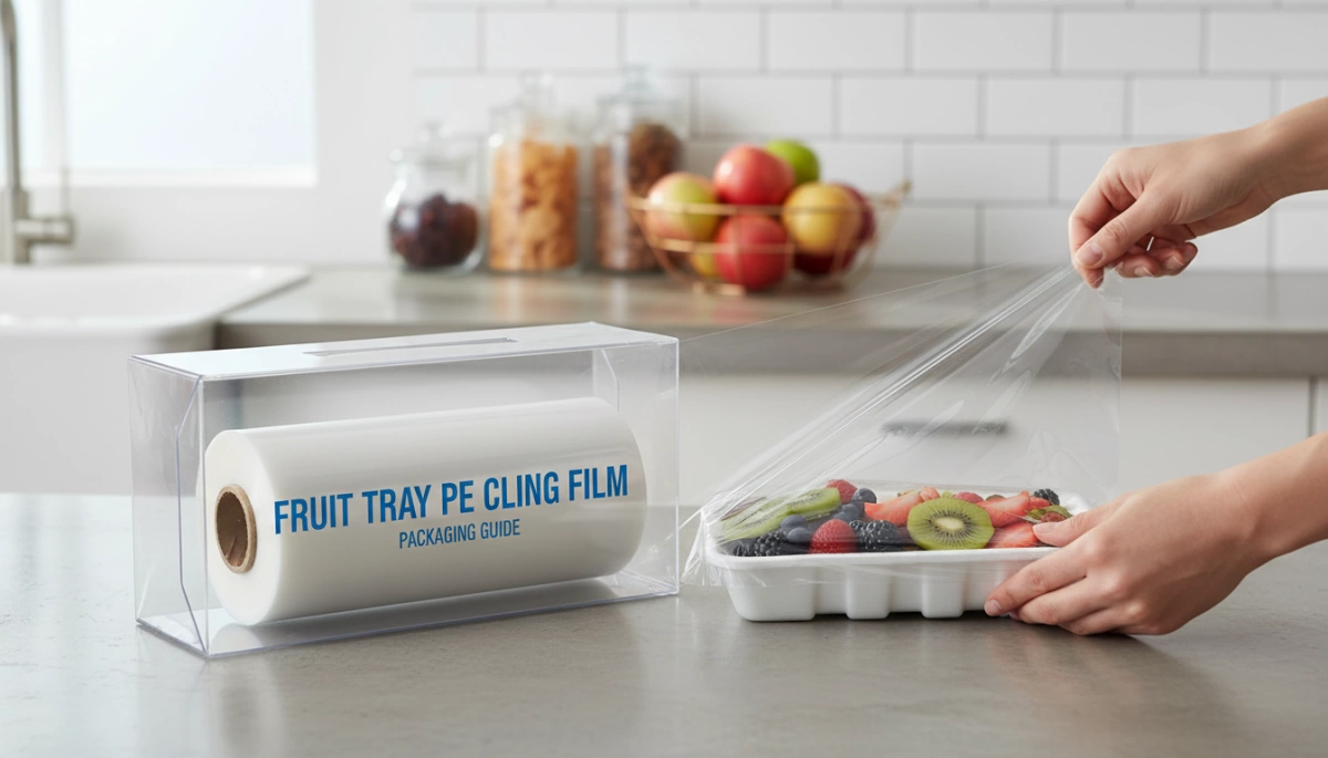 Fruit Tray PE Cling Film Packaging Guide For Freshness | Food Storage ...