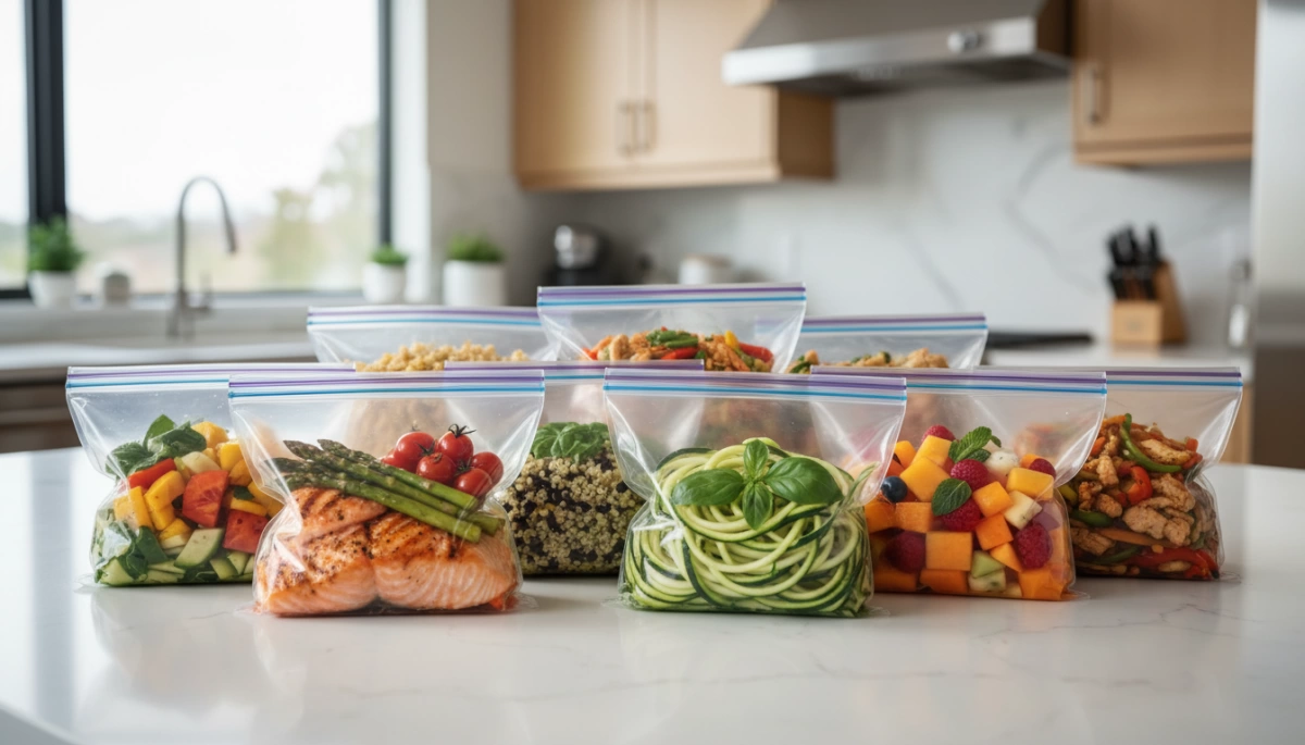 Fresh Food Ziplock Bags For Airtight Storage And Freshness | Food ...